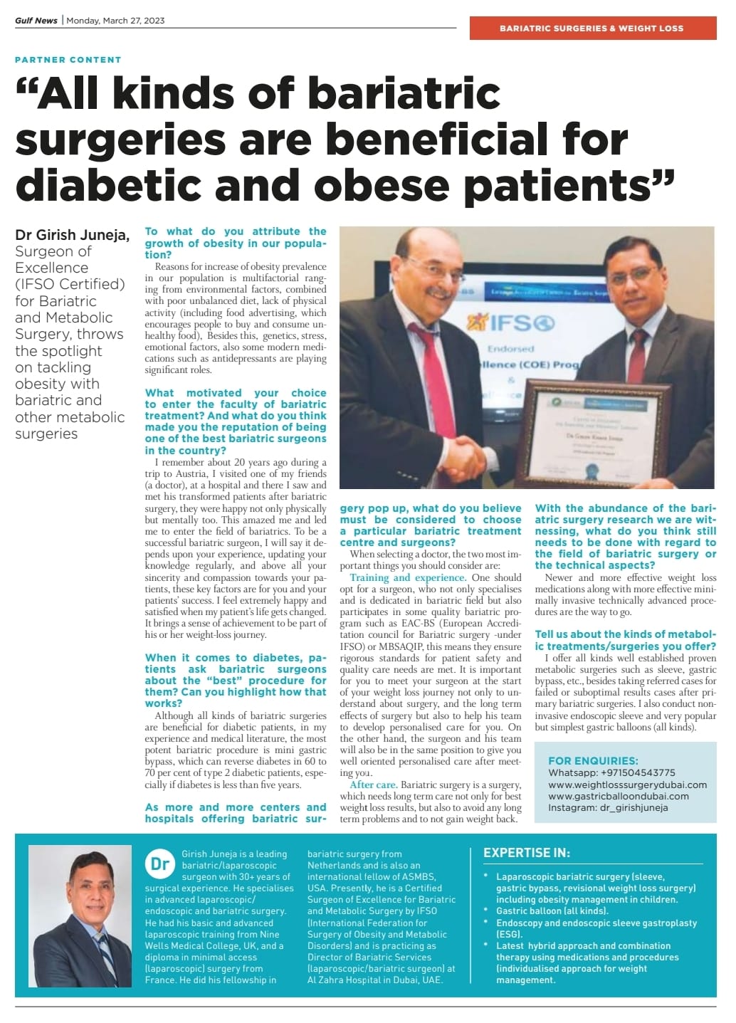 Gallery - Dr. Girish Juneja